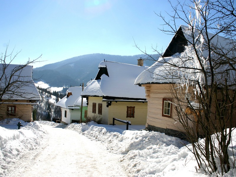 Obec Vlkolínec v Ružomberku - UNESCO pamiatka