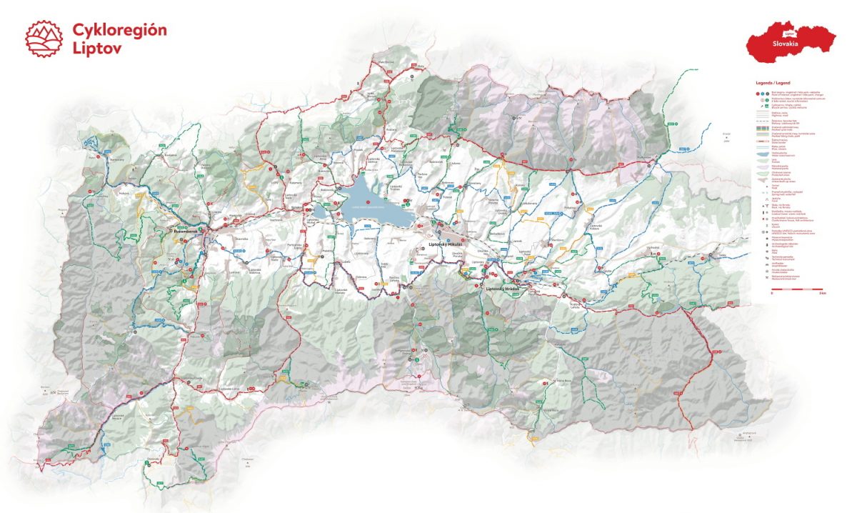 Zoznam cyklotrás na Liptove - Visit Liptov